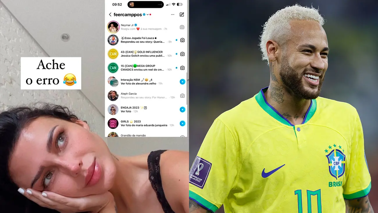 Neymar reage a mensagem de ex-amante Fernanda Campos; influencer expõe ...